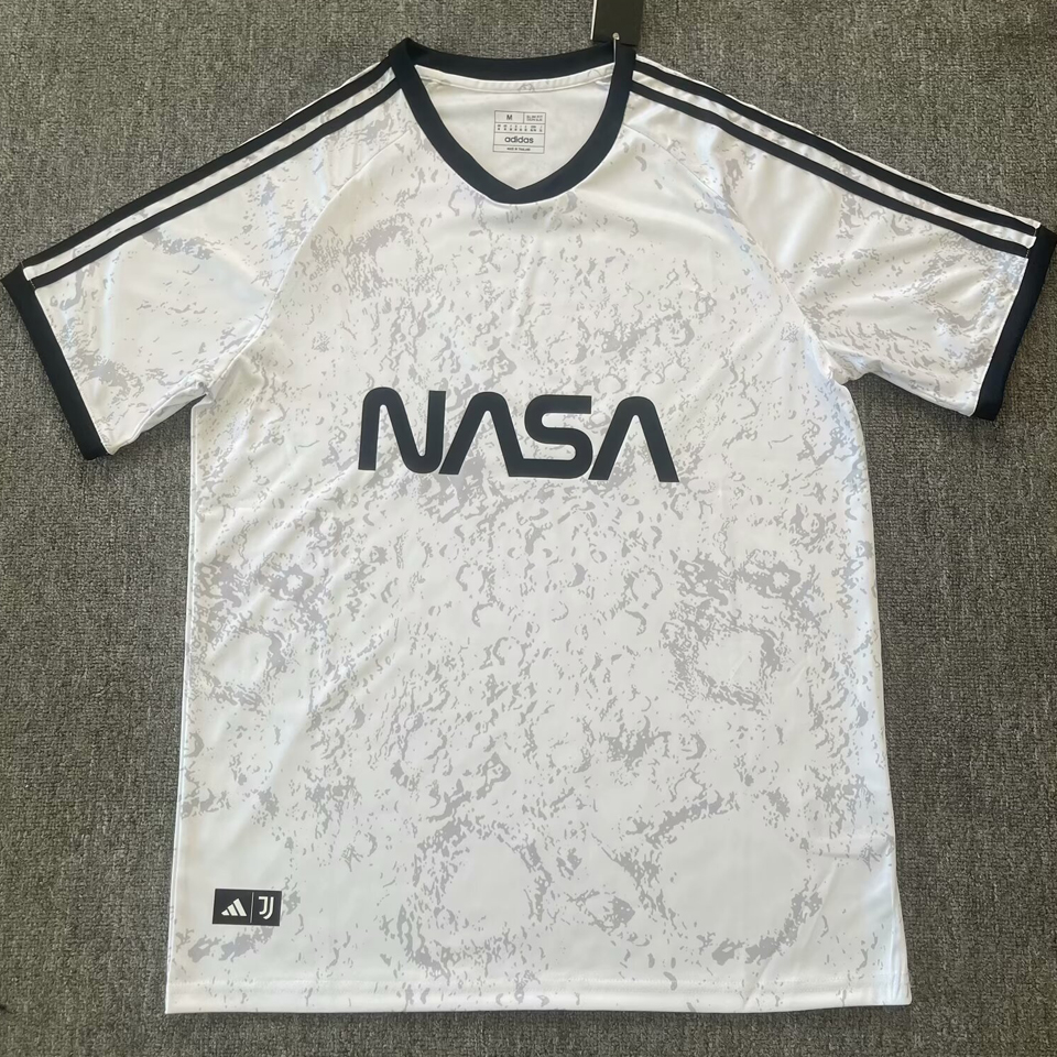 2025 JUV x NASA Special Edition Grey Soccer Jersey
