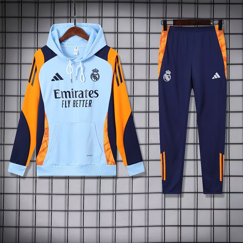 2025 RM Blue Hoody Zipper Jacket Tracksuit