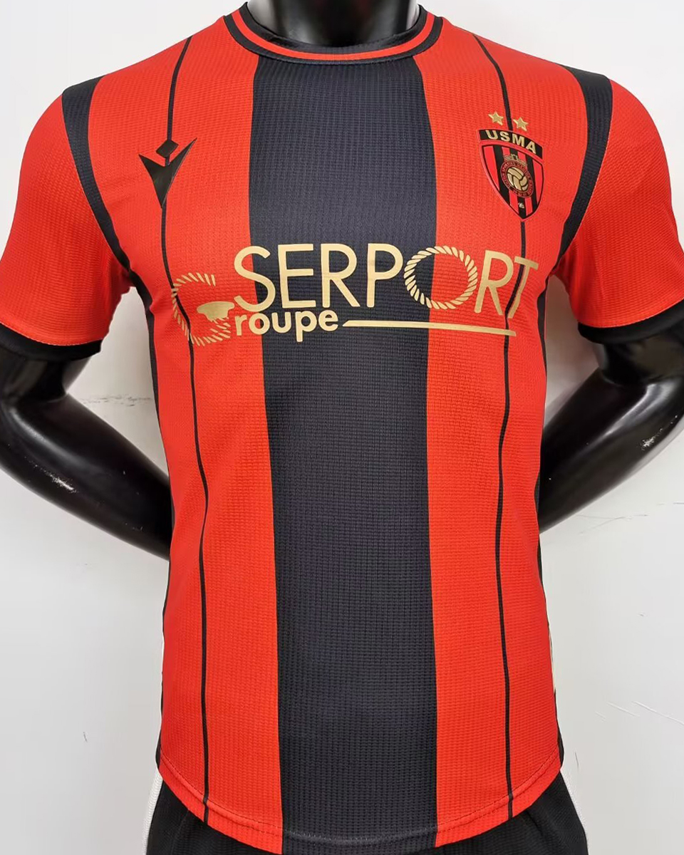 2024/25 USM Alger Red Player Version Soccer Jersey