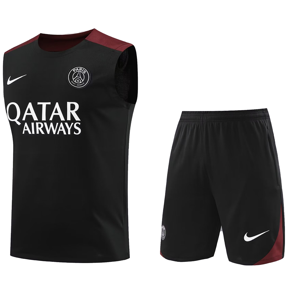 2024/25 PSG Black Vest Training Jersey
