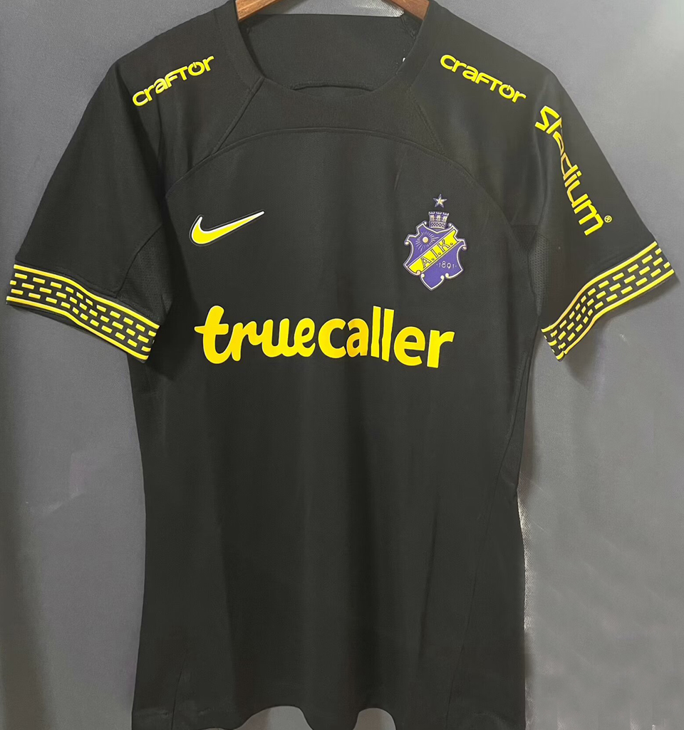 2024/25 AIK Solna Home Black Fans Soccer Jersey AIK
