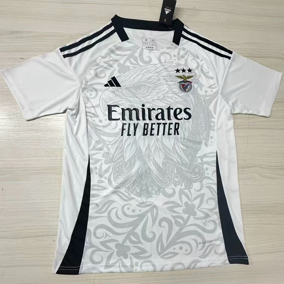 2025 Benfica White Special Edition Fans Soccer Jersey