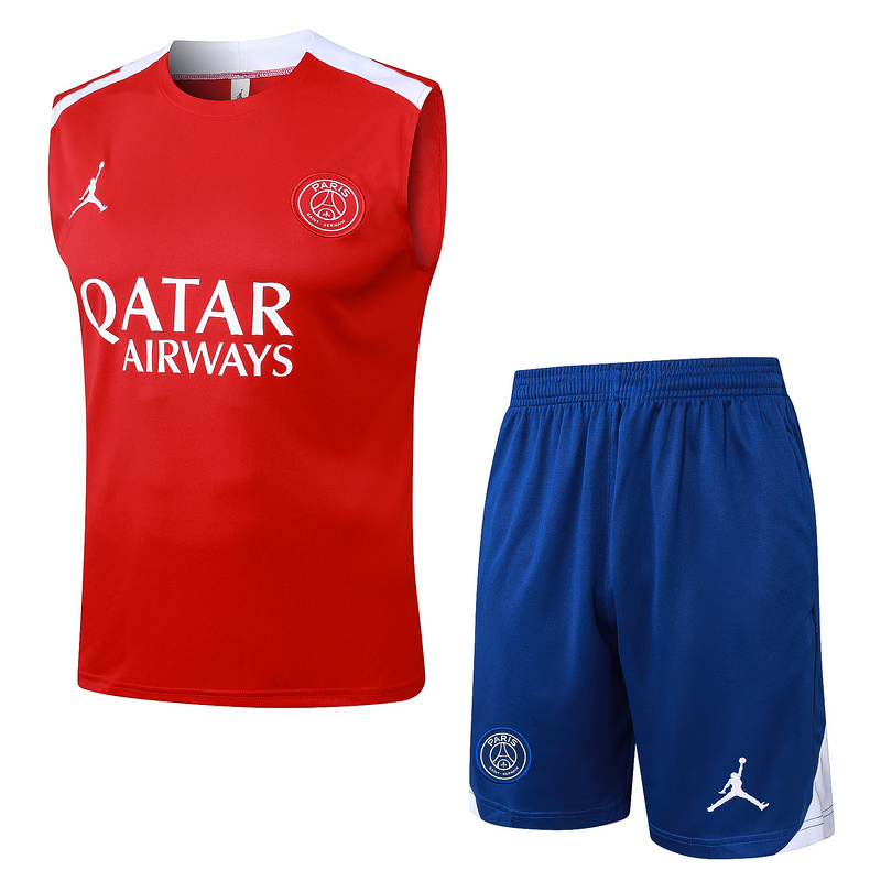 2025/26 PSG Red Vest Training Jersey(A Set)