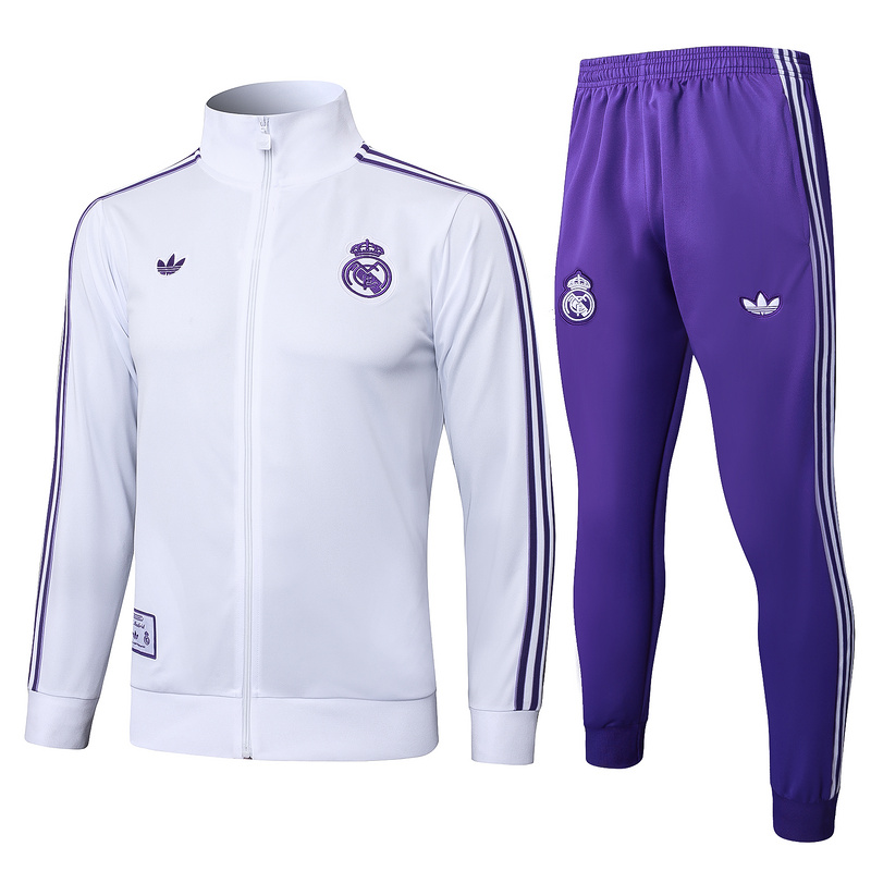 2025/26 RM White Jacket Tracksuit