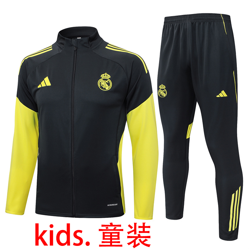 2025/26 RM Dark Grey Kids Jacket Tracksuit