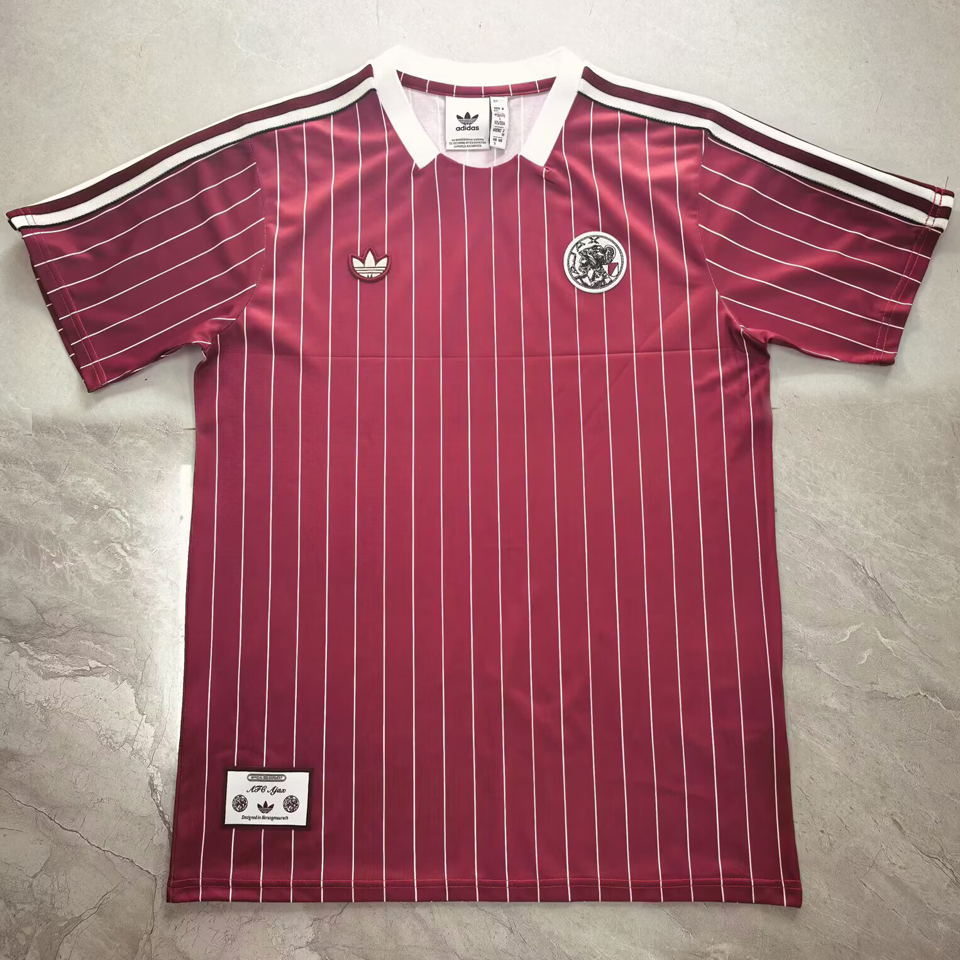 2025/26 AA Retro Style Red Fans Soccer Jersey