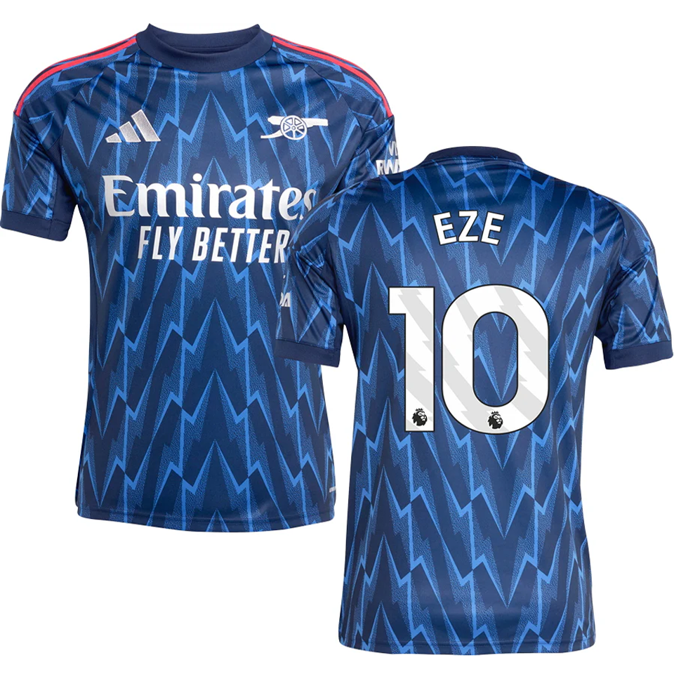 EZE #10 ARS 1:1 Quality Away Fans Soccer Jersey 2025/26 (League Font 联赛字体 )