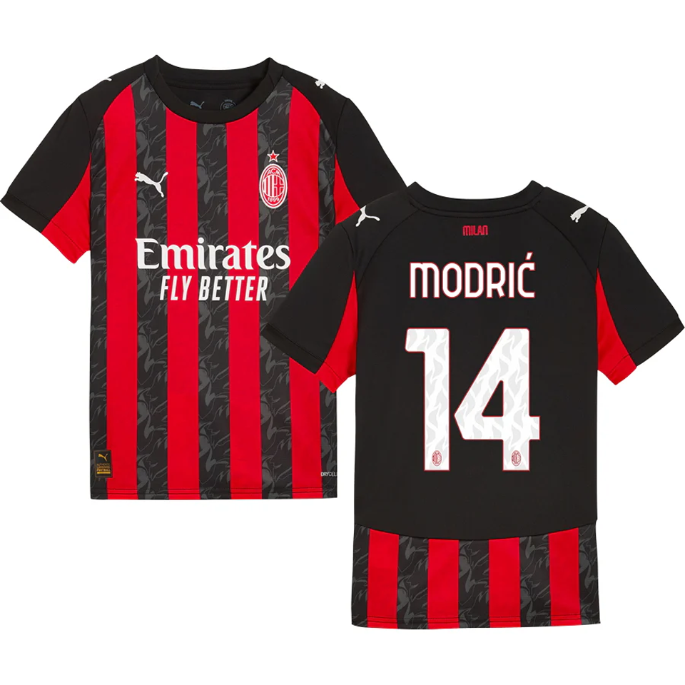 MODRIĆ #14 AC Milan 1:1 Quality Home Fans Soccer Jersey 2025/26