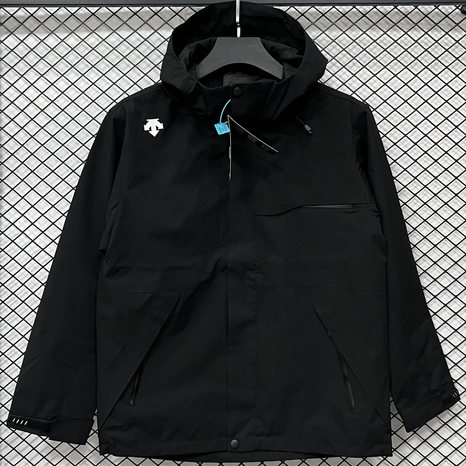2026/27 DESCENTE Black Outdoor Windbreaker H1002