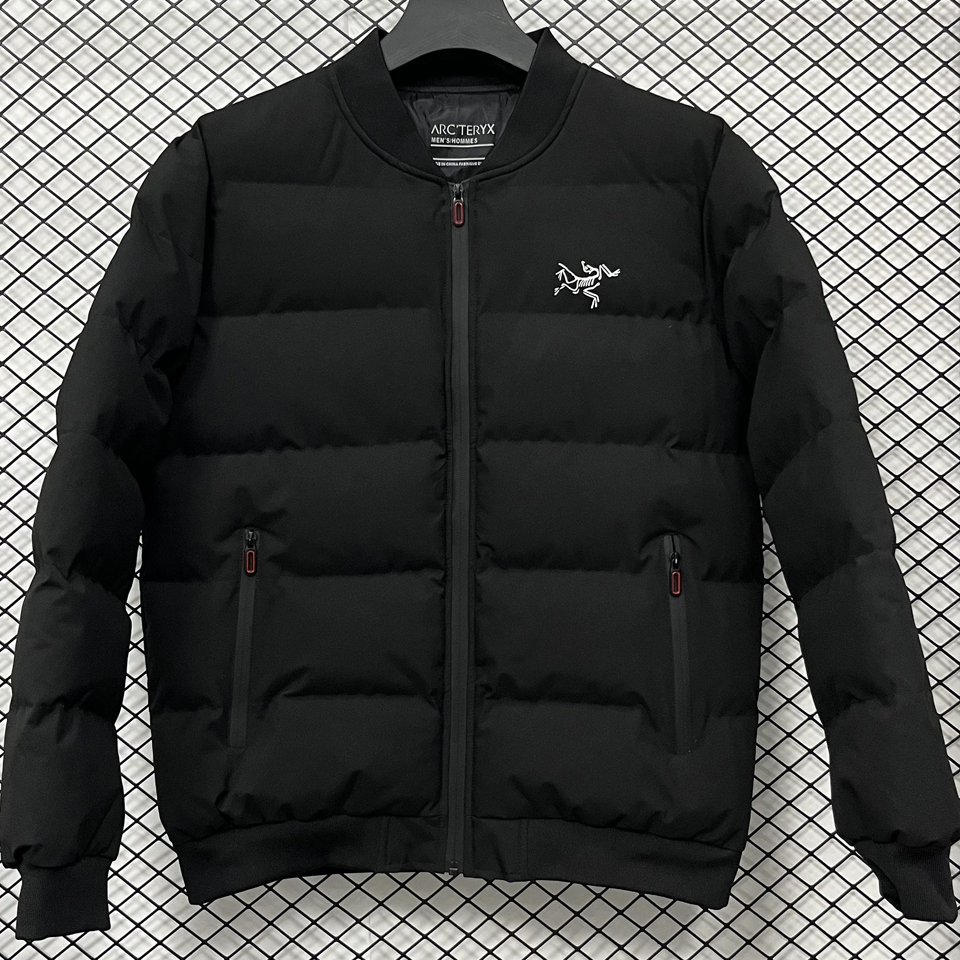 2026/27 ARC-TERYX Black Baseball Cotton Windbreaker Jacket