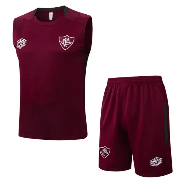2025-26 Fluminense Jujube red vest Training Short Suit #D25270