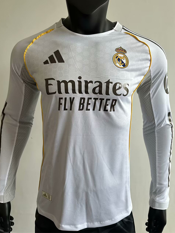 US$ 18.00 - 25-26 RMA Home Long Sleeve Player Version Soccer Jersey ...