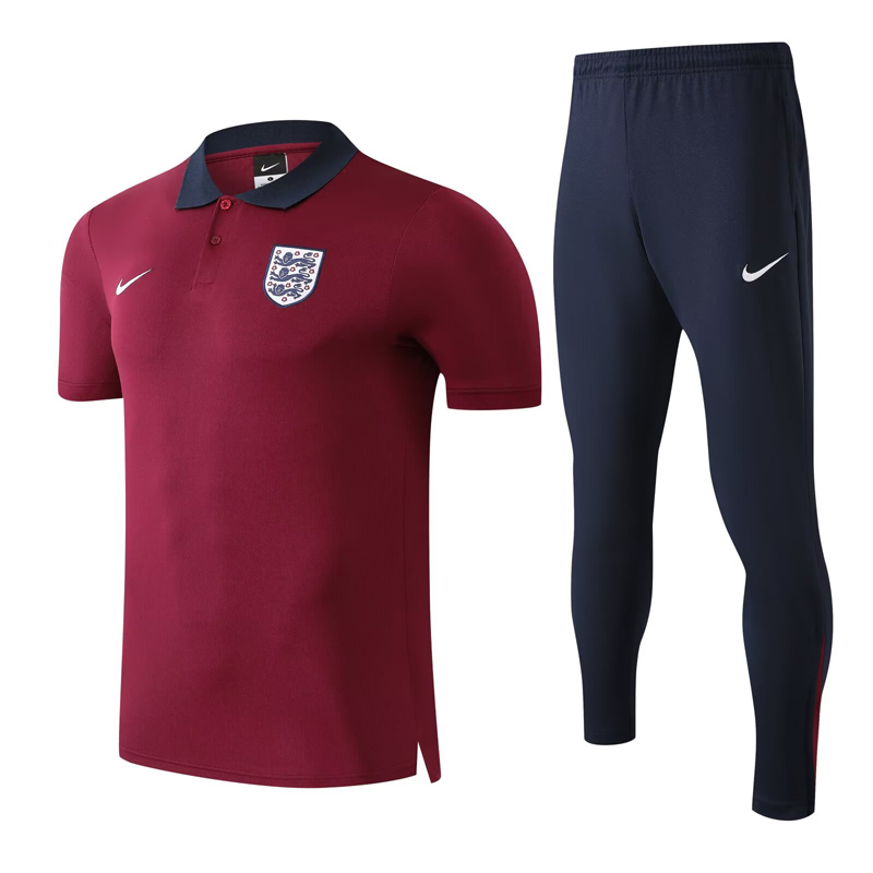 US$ 30.00 - 25-26 England Red Polo Tracksuit - www.adjersey.com