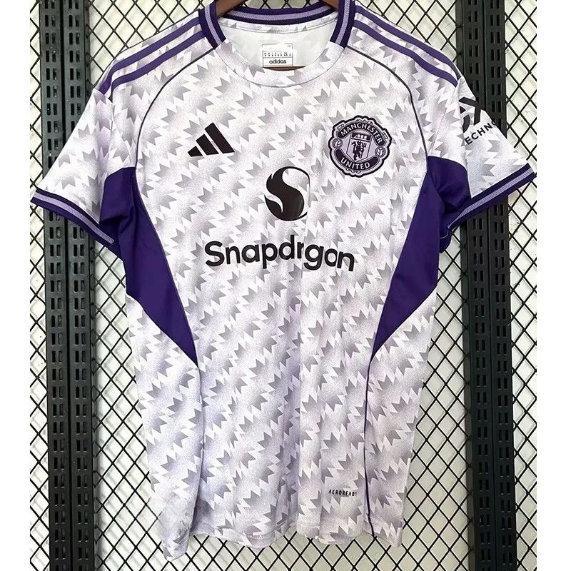 US$ 14.50 - 25-26 Man Utd White Purple Special Edition Fans Soccer ...