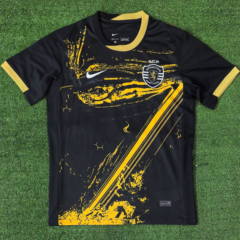 2024/25 Sporting CP Lisbon Third Black Fans Jersey