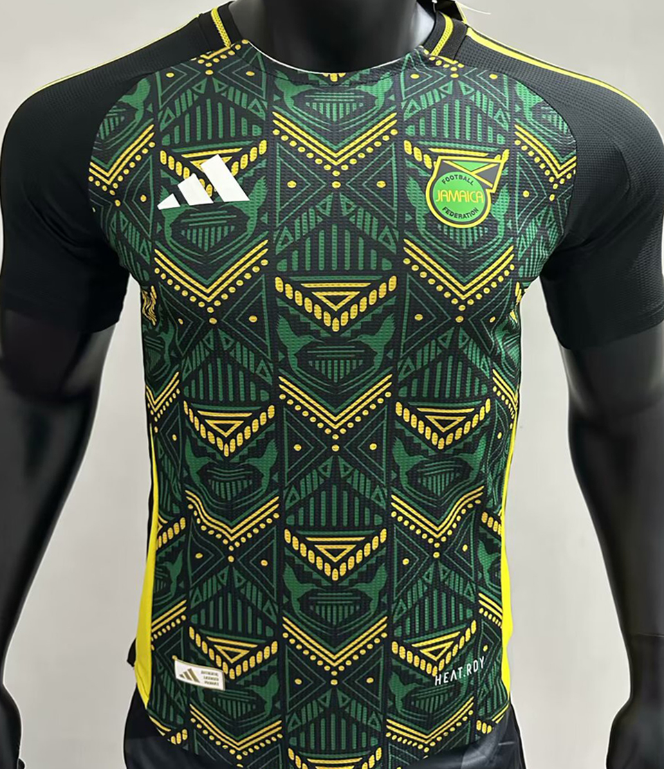 2024/25 JAMAICA Away REGGAE BOYZ Player Version Soccer Jersey