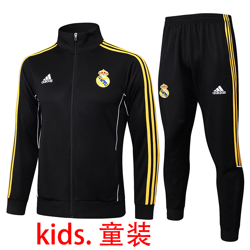 2025/26 RM Black Kids Jacket Tracksuit