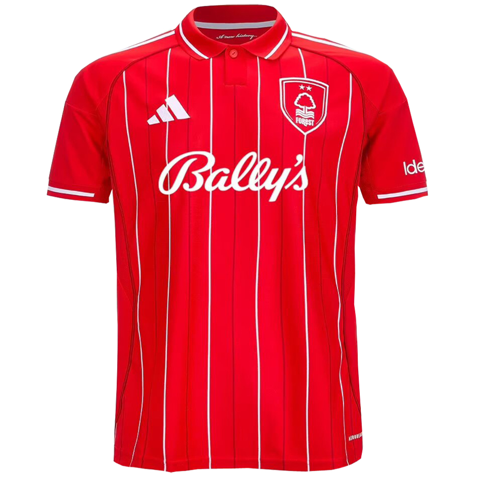 2025/26 Nottingham Forest Home Red Fans Soccer Jersey