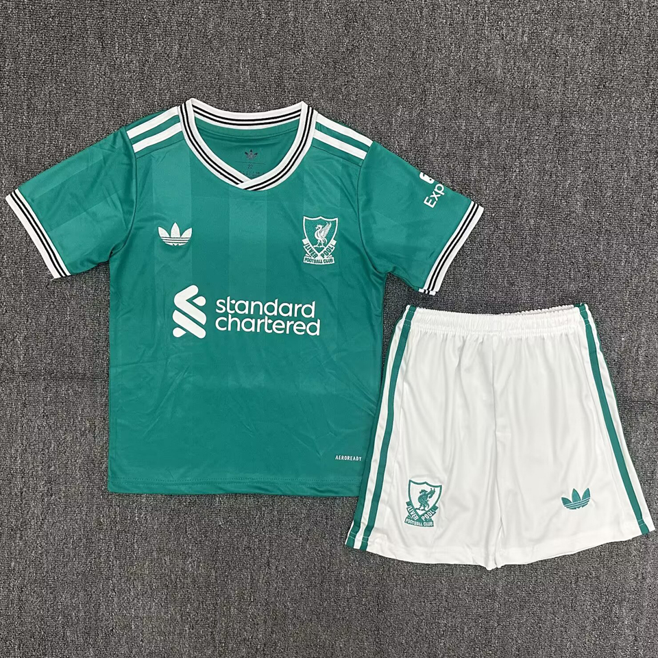 2025/26 LFC Third Green Kids Soccer Jersey
