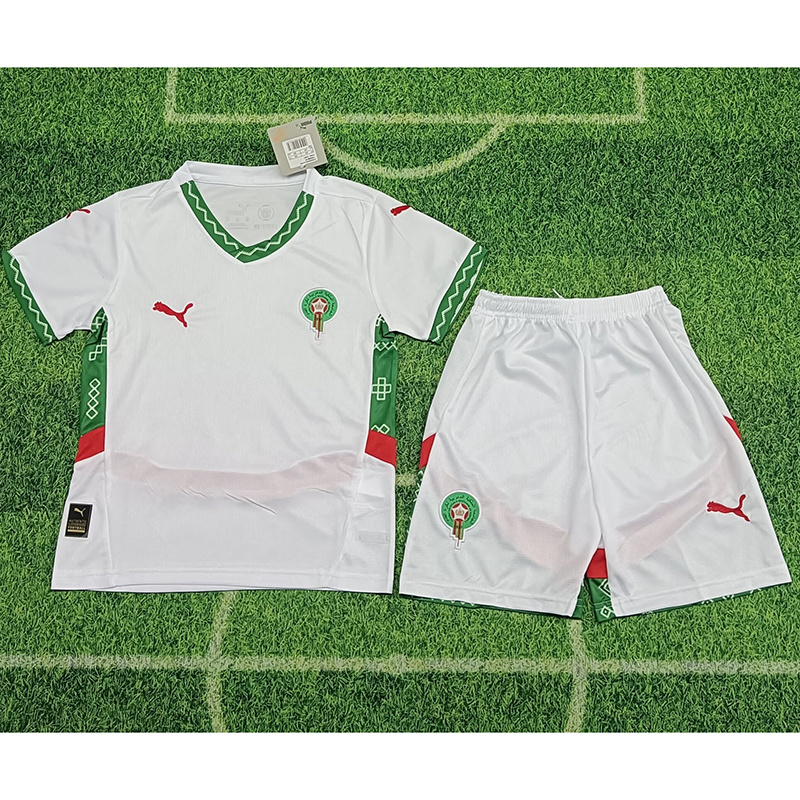 US$ 25.84 - 2024-25 Morocco away kid kit - www.fobaking.com