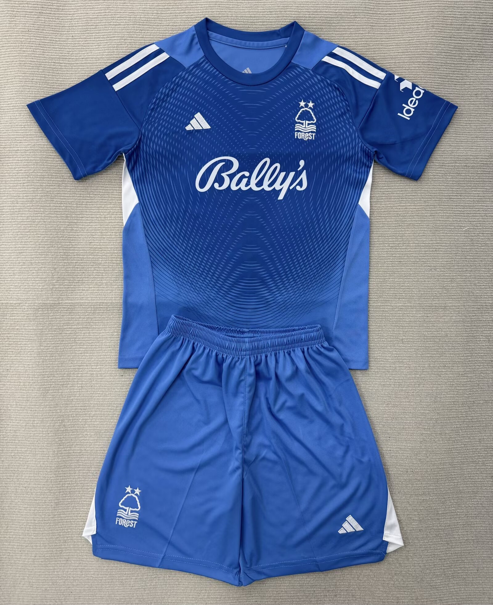 25-26 Nottingham Blue GoalKeeper Kids Soccer Jersey