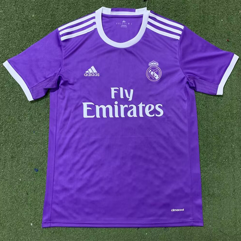 US$ 19.00 - 2016-2017 RMA Away Retro Soccer Jersey - www.kitgaga.com