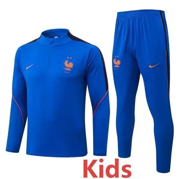 US$ 33.00 - 26-27 France Fancy blue Kids Half Pull Tracksuit #E26058(童装 ...