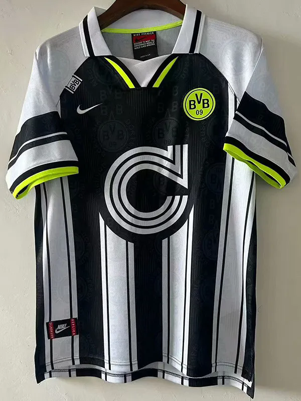 US$ 19.00 - 1996-1997 Dortmund UCL Away Retro Soccer Jersey - www ...