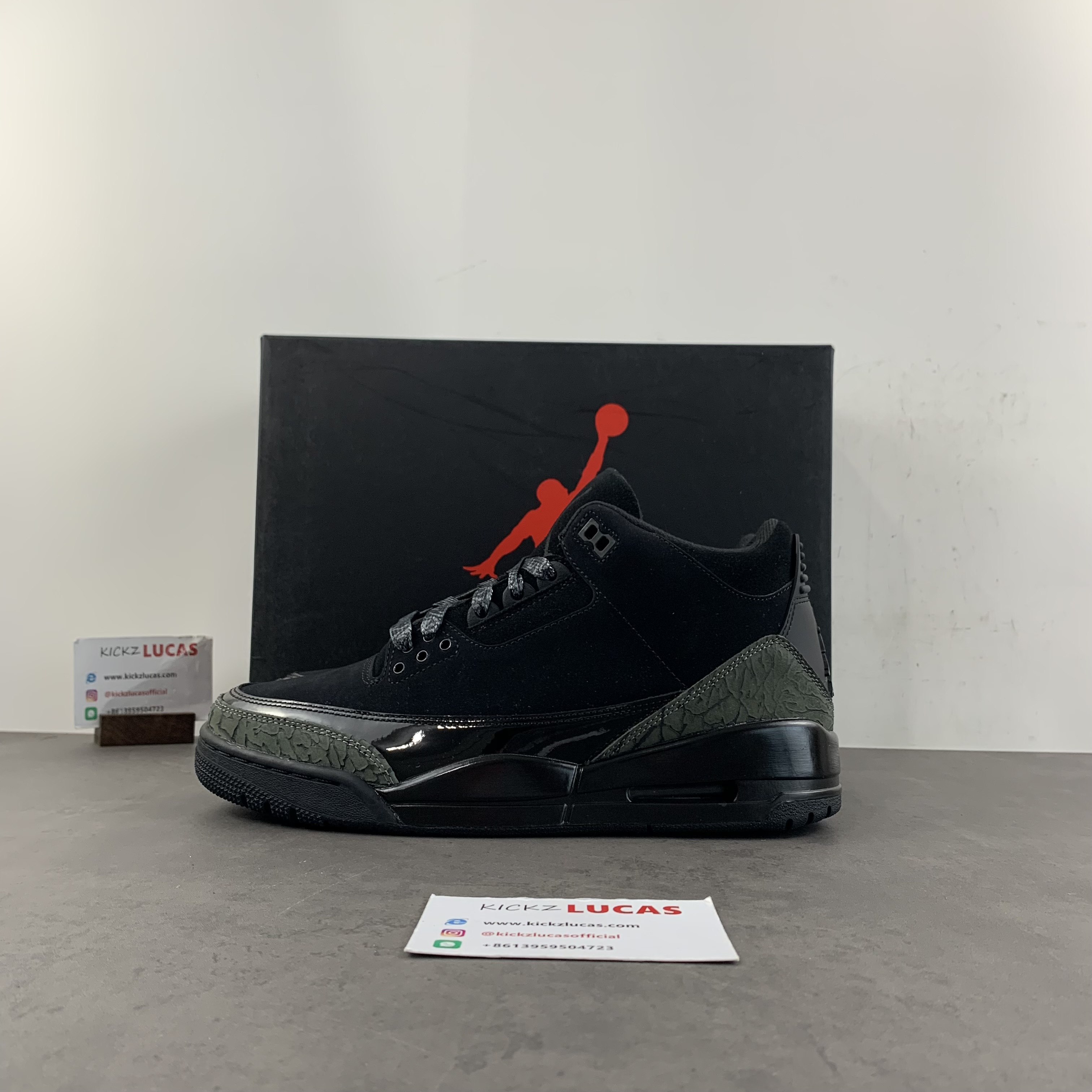 US$ 145.00 - Air Jordan 3 Retro Black Cat 136064-002 - www.lucaskickz.com