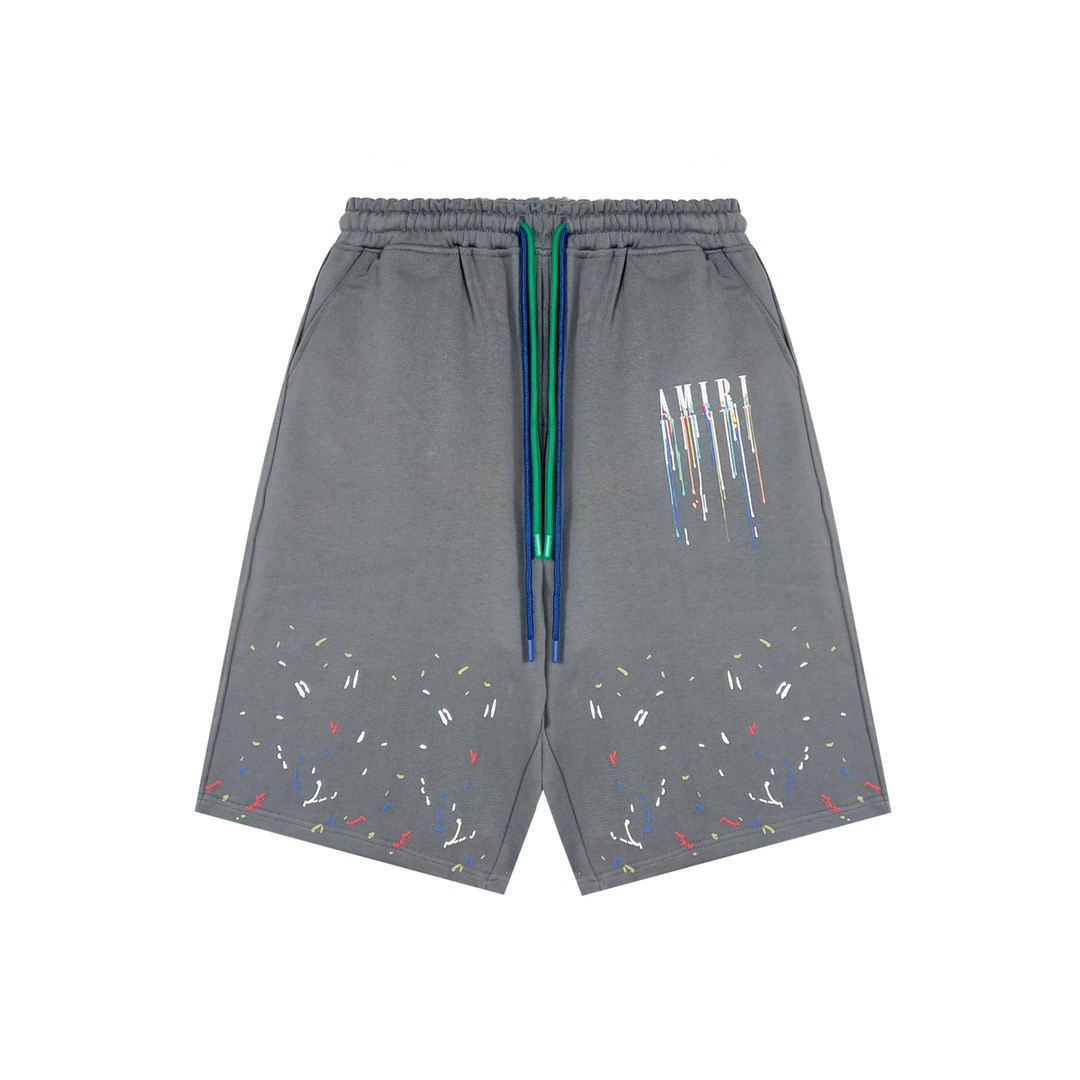 US$ 49.00 - Dripping colorful lettering shorts- - www.repdog.cn
