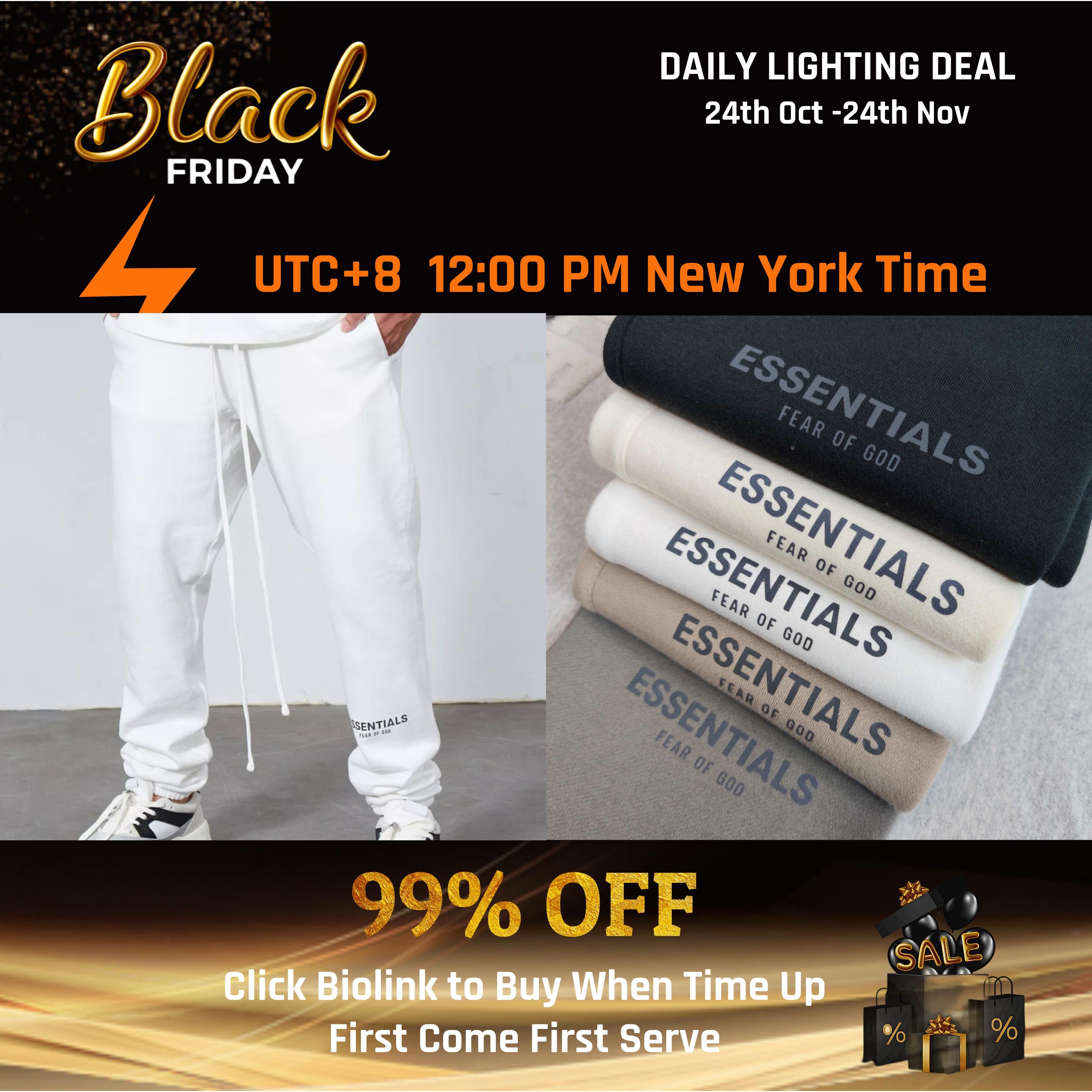 [Hot Sale] Fear of god fog essentials pants 8 colors (With 2021 new ...