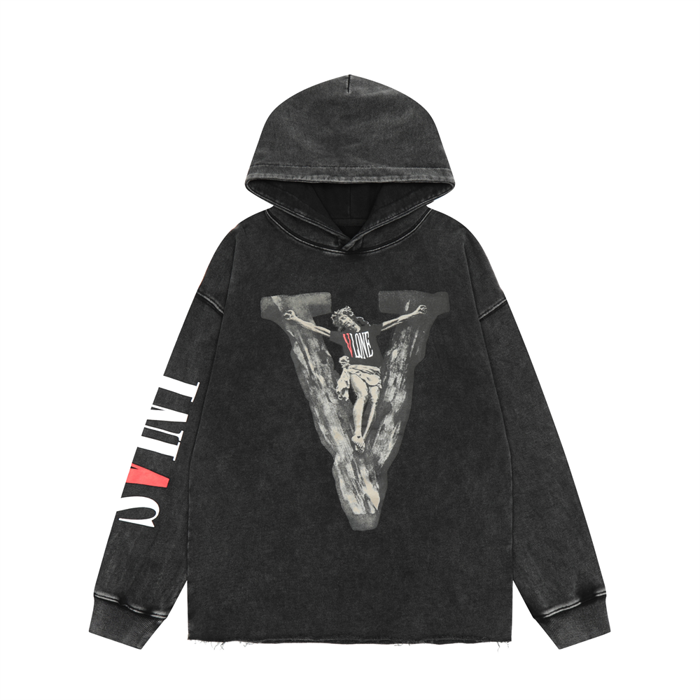 US$ 44.91 - 1:1 quality version Vlone Saint Michael vintage washed ...