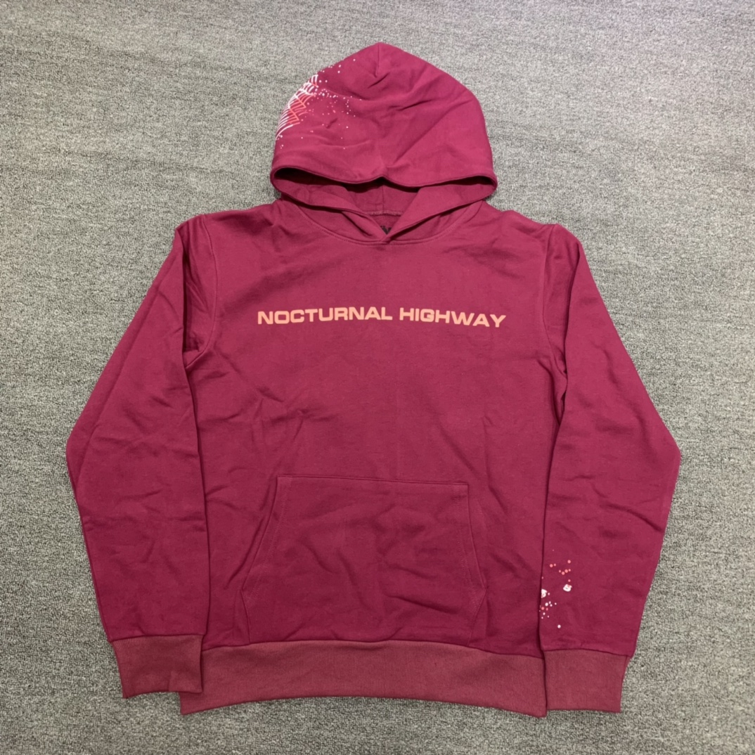 US$ 80.91 - Pink spider web capital five supper hot street hoodie - www ...