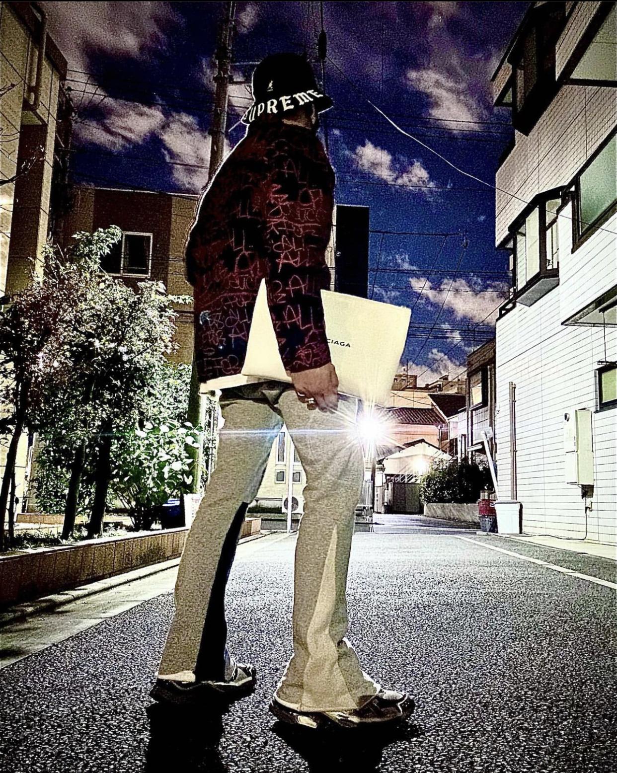 US$ 144.42 - 1:1 quality version Hemp Gray Light Board Patchwork Pants ...