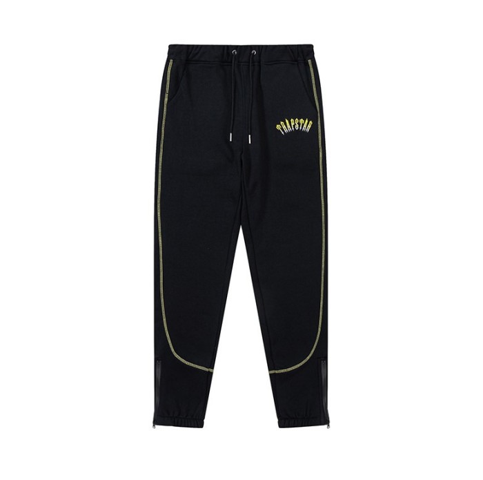 US$ 56.91 - Lemon Yellow Monogrammed Embroidered Sweatpants - www.repdog.cn