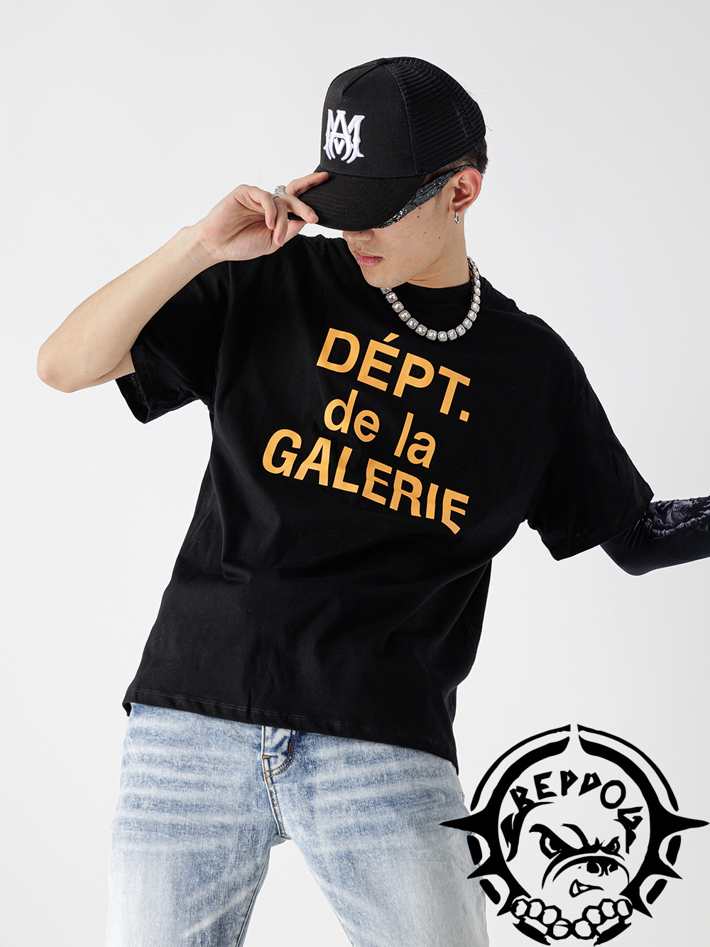 US$ 42.42 - Reversible Large Bold Print tee 3 colors - www.repdog.cn