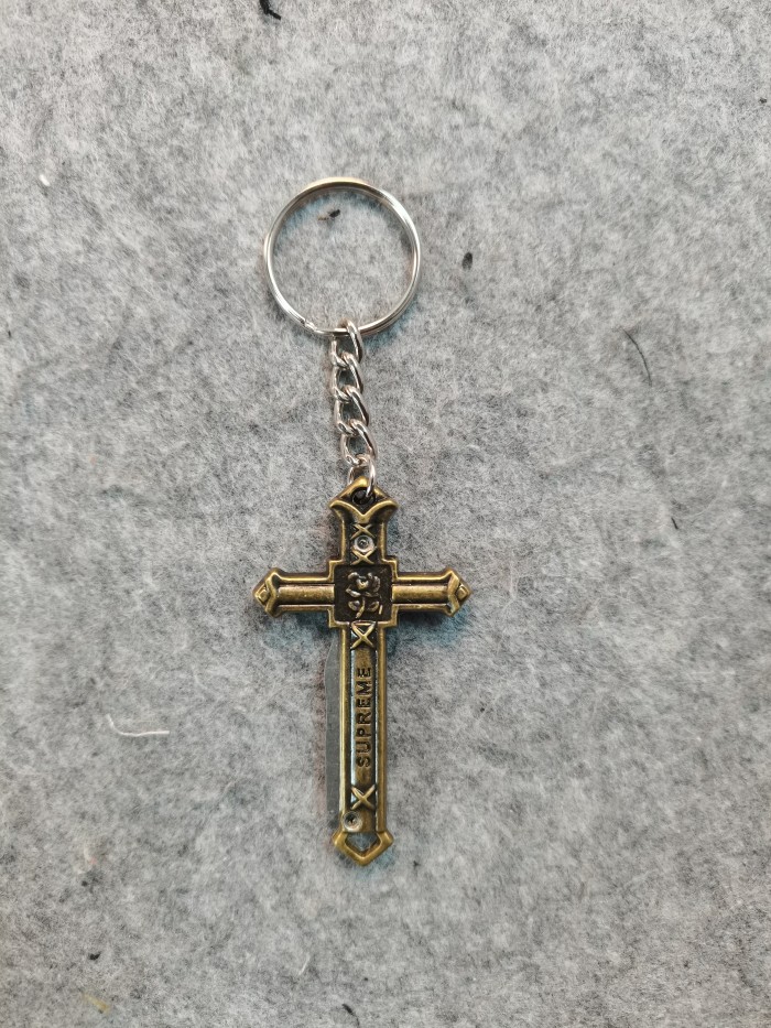 US$ 2.97 - [Buy More Save More]Sup 11FW Jesus Cross Keychain - www ...
