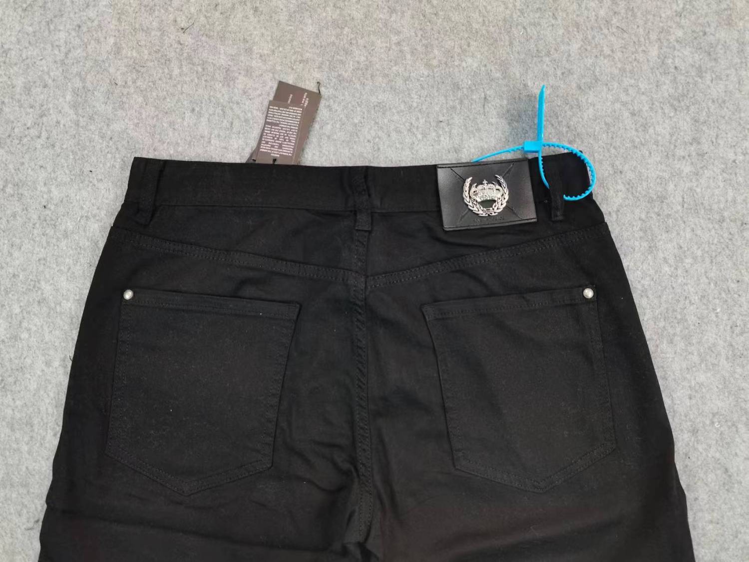 US$ 39.95 - [buy more save more]Dsq stiching black Jeans 25276937 - www ...