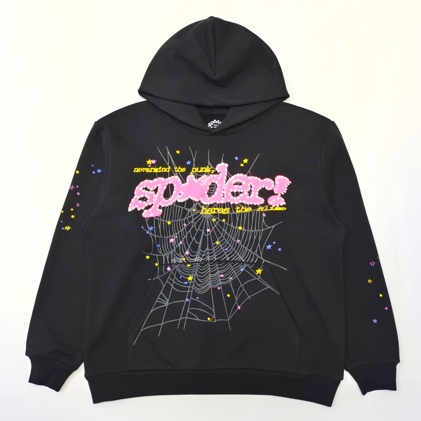 US$ 103.92 - 1:1 quality version Classic Black Style Spider Web Hoodie ...