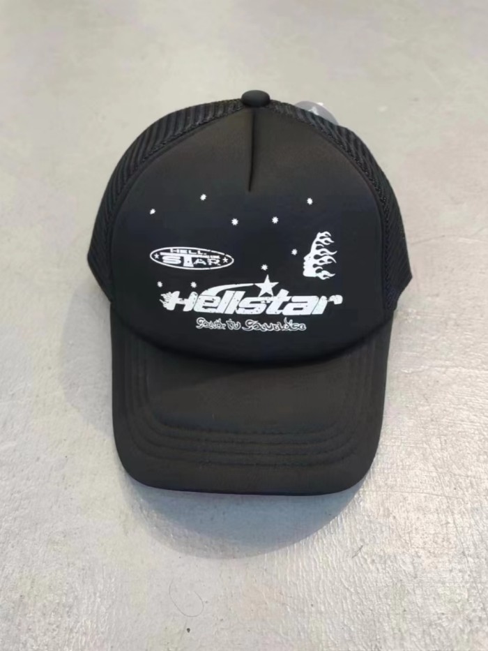 US$ 33.92 - Multi Logo Printed Skeleton Flat-Brimmed Hat - www.repdog.cn