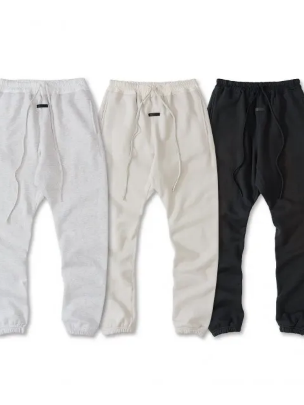 Fear of God Fog ESSENTIALS 21FW logo pants 3 colors