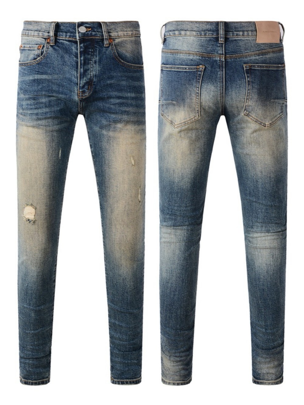 US$ 93.42 - 1:1 quality version Nostalgic Washed Small Ripped Jeans ...