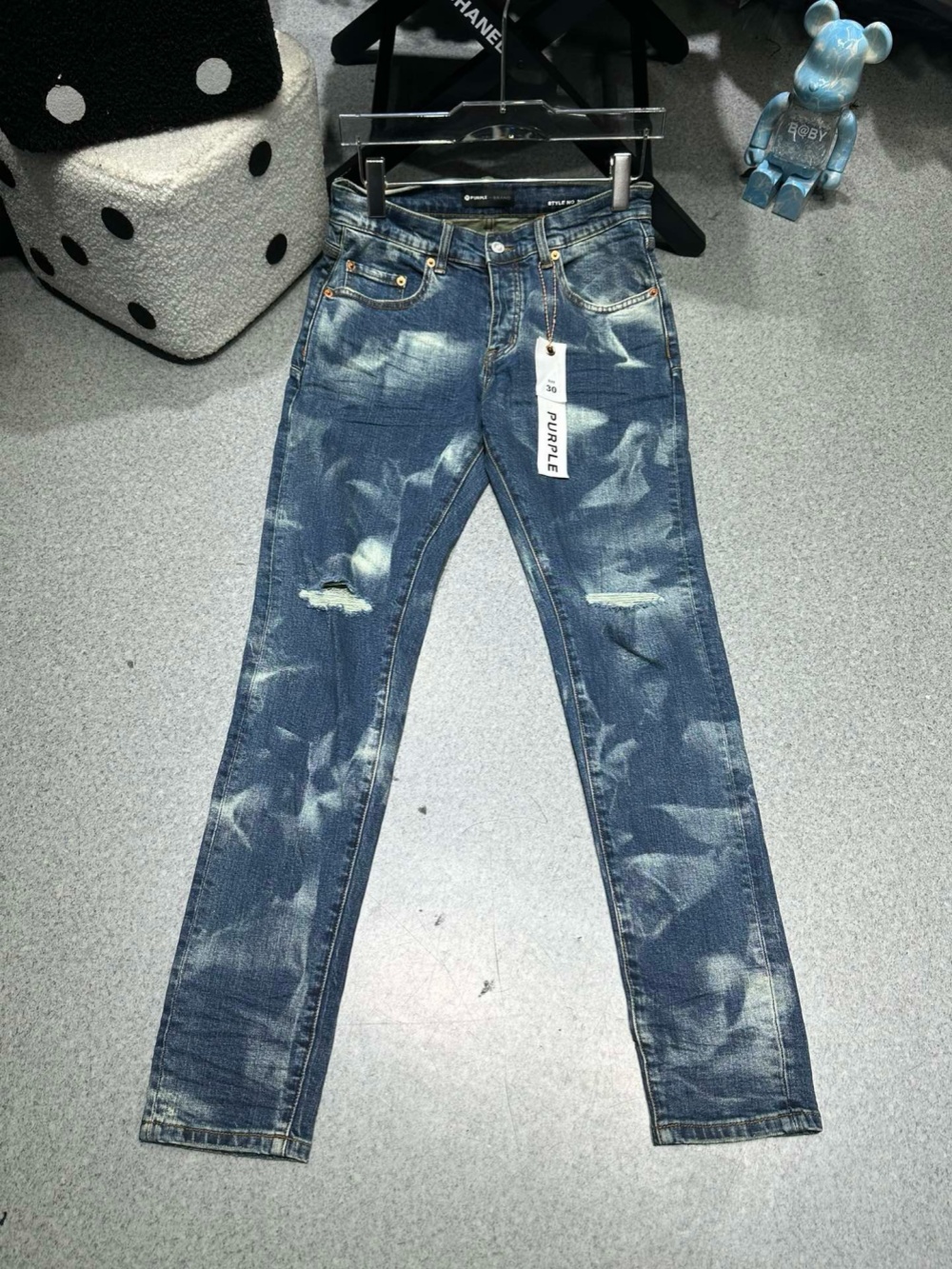 US$ 89.93 - 1:1 quality version White Inkjet Jeans - www.repdog.cn