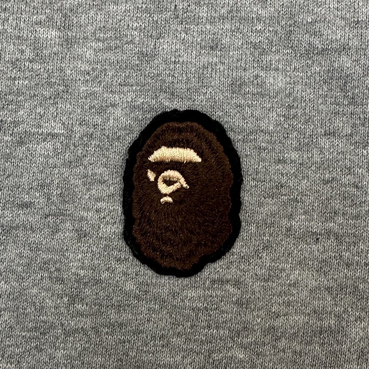 US$ 76.93 - 1:1 quality version Embroidered Ape Head Badge Zipper ...
